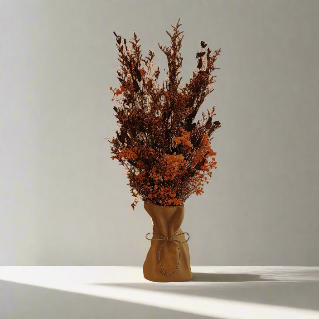 Sand and Burgandy Arrangement – About You